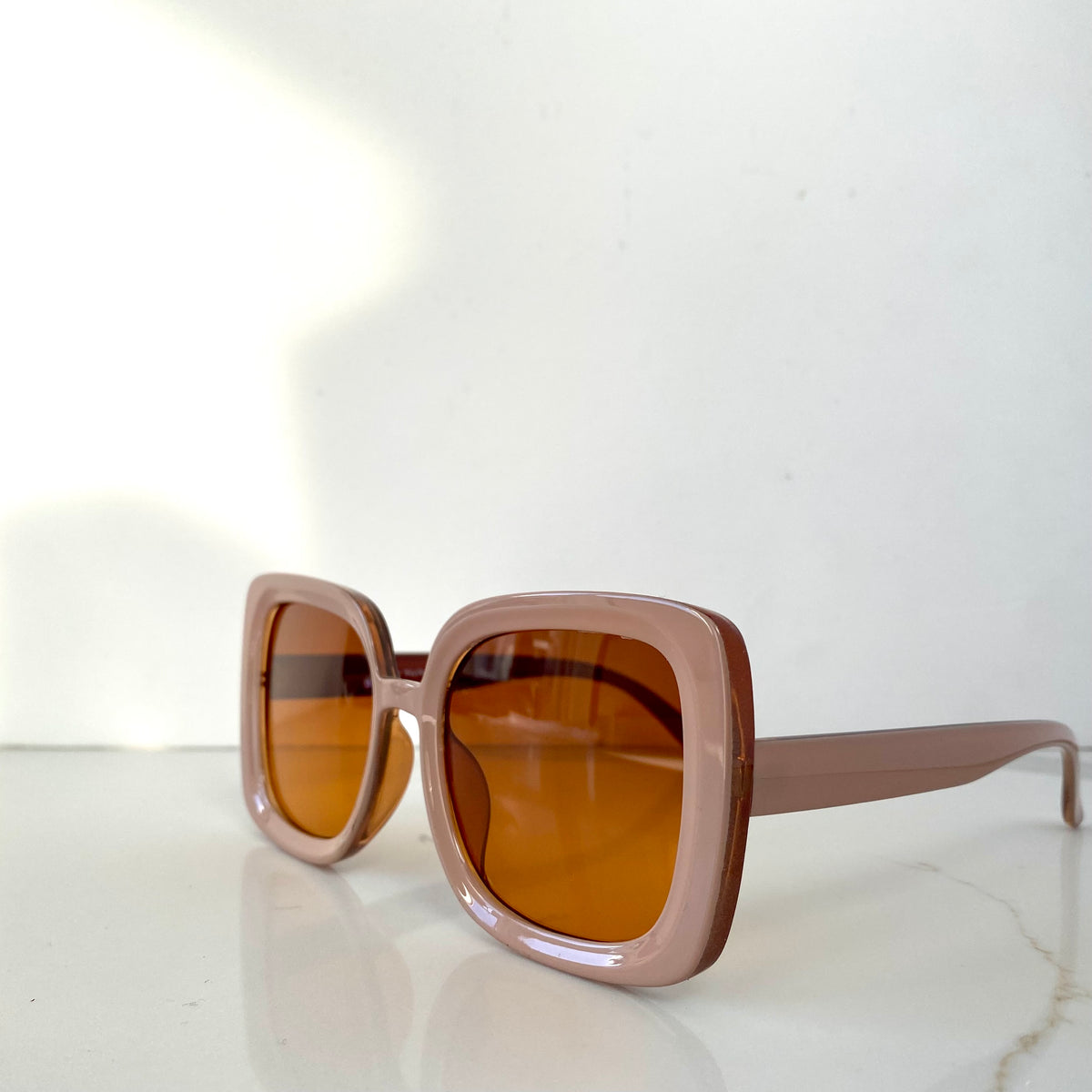 Kate , Sunglasses with Blush Frame – Marco Tripoli London